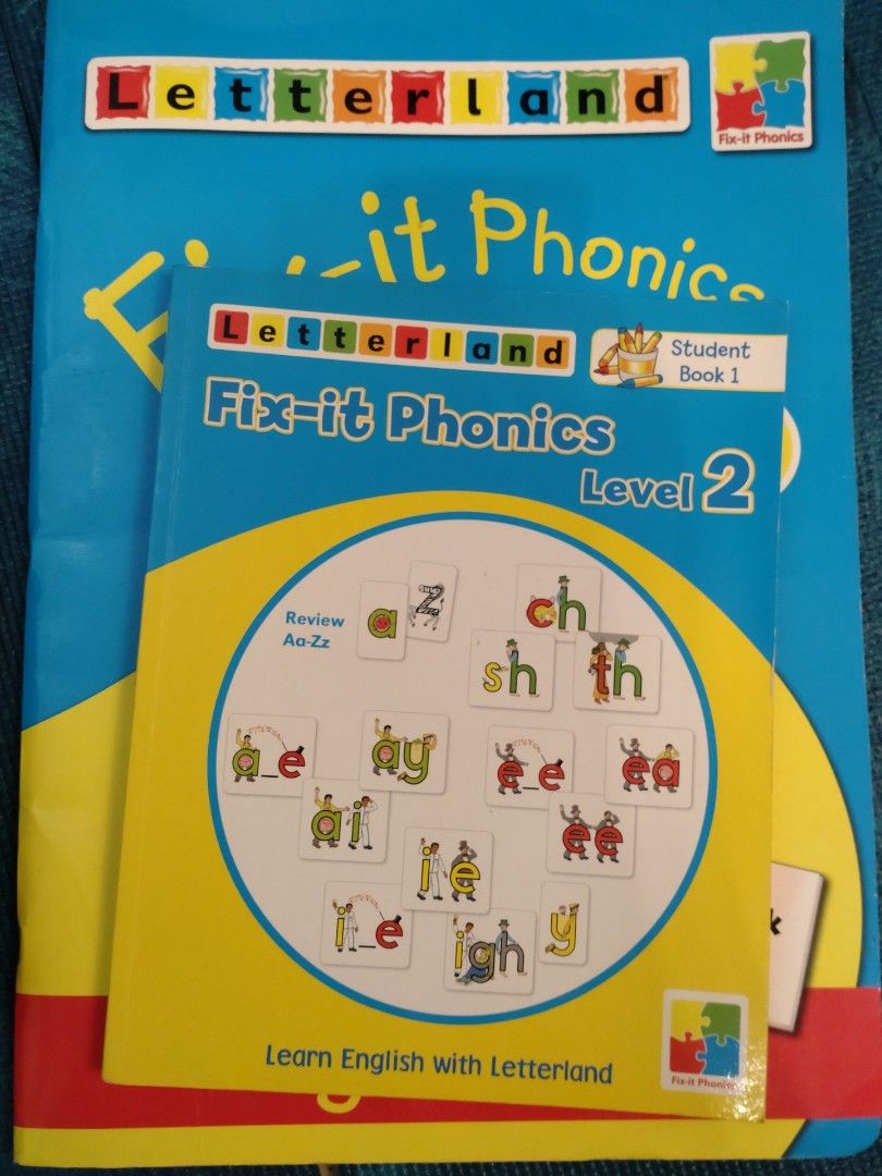 Letterland Fix-Phonics Level 2, 興趣及遊戲, 書本 & 文具, 小朋友書 - Carousell