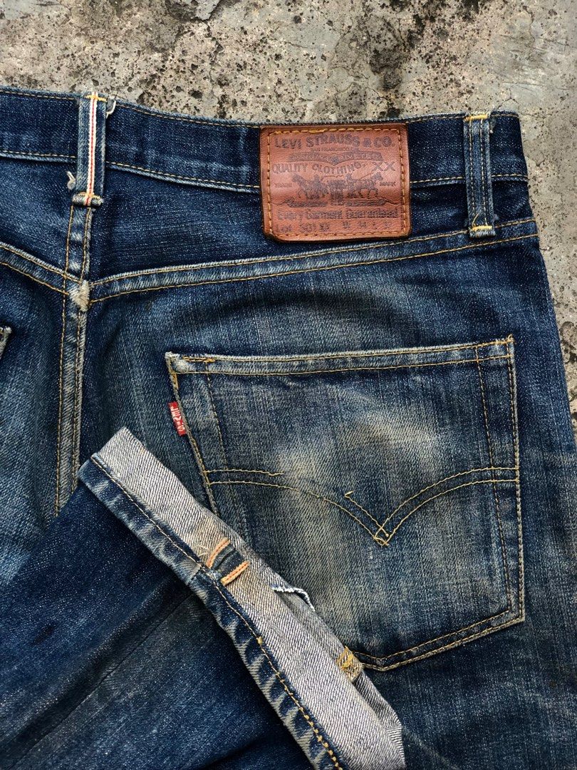 LEVIS 501xx BIG E SELVEDGE DENIM on Carousell