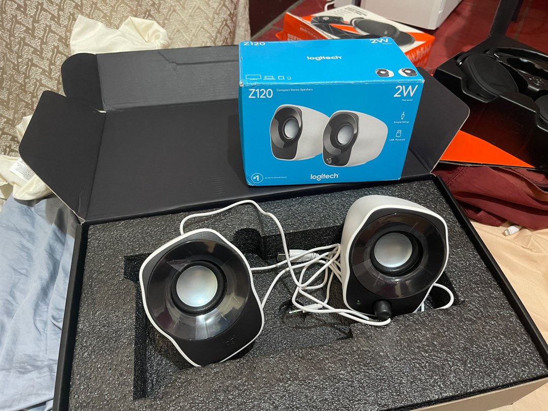 Logitech Z120 Compact Stereo USB Powered Speakers on Carousell