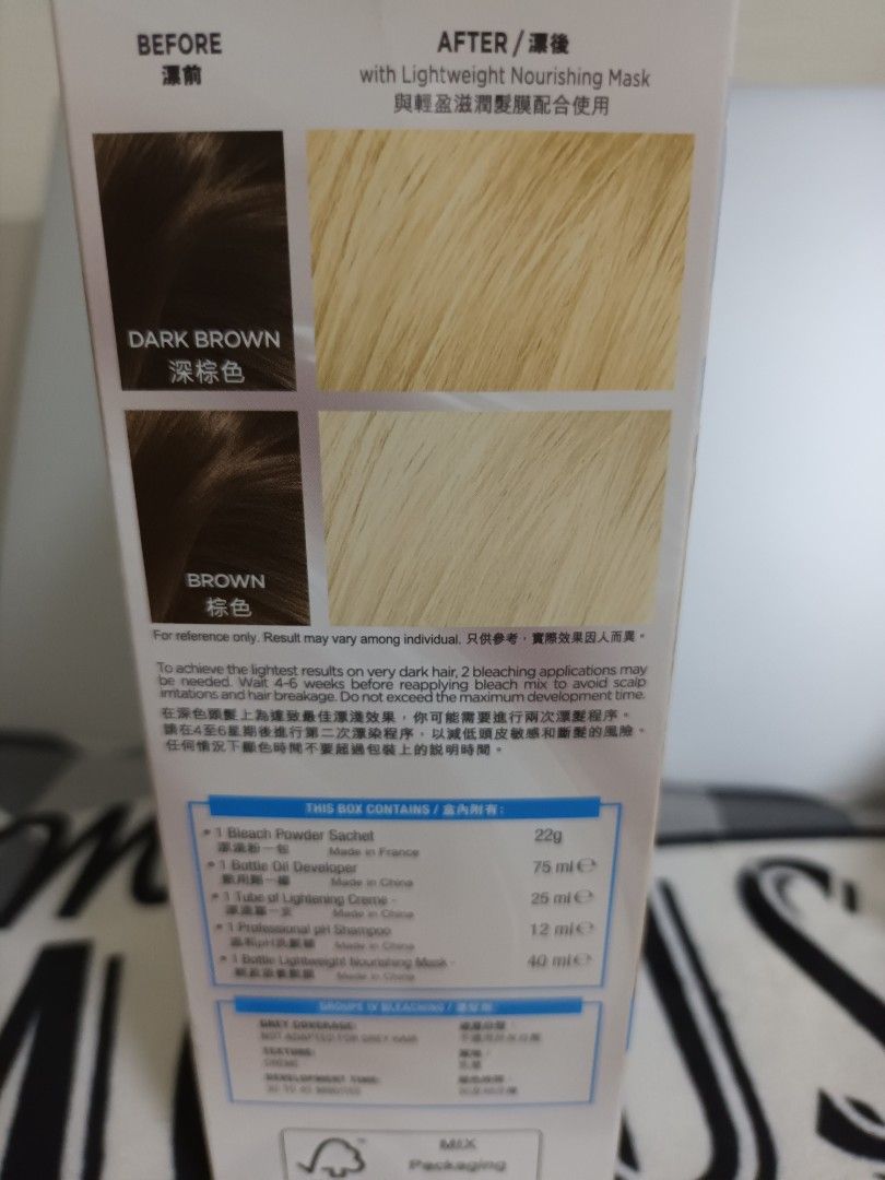 L'Oréal Excellence Bleach Supreme, Beauty & Personal Care, Hair on ...