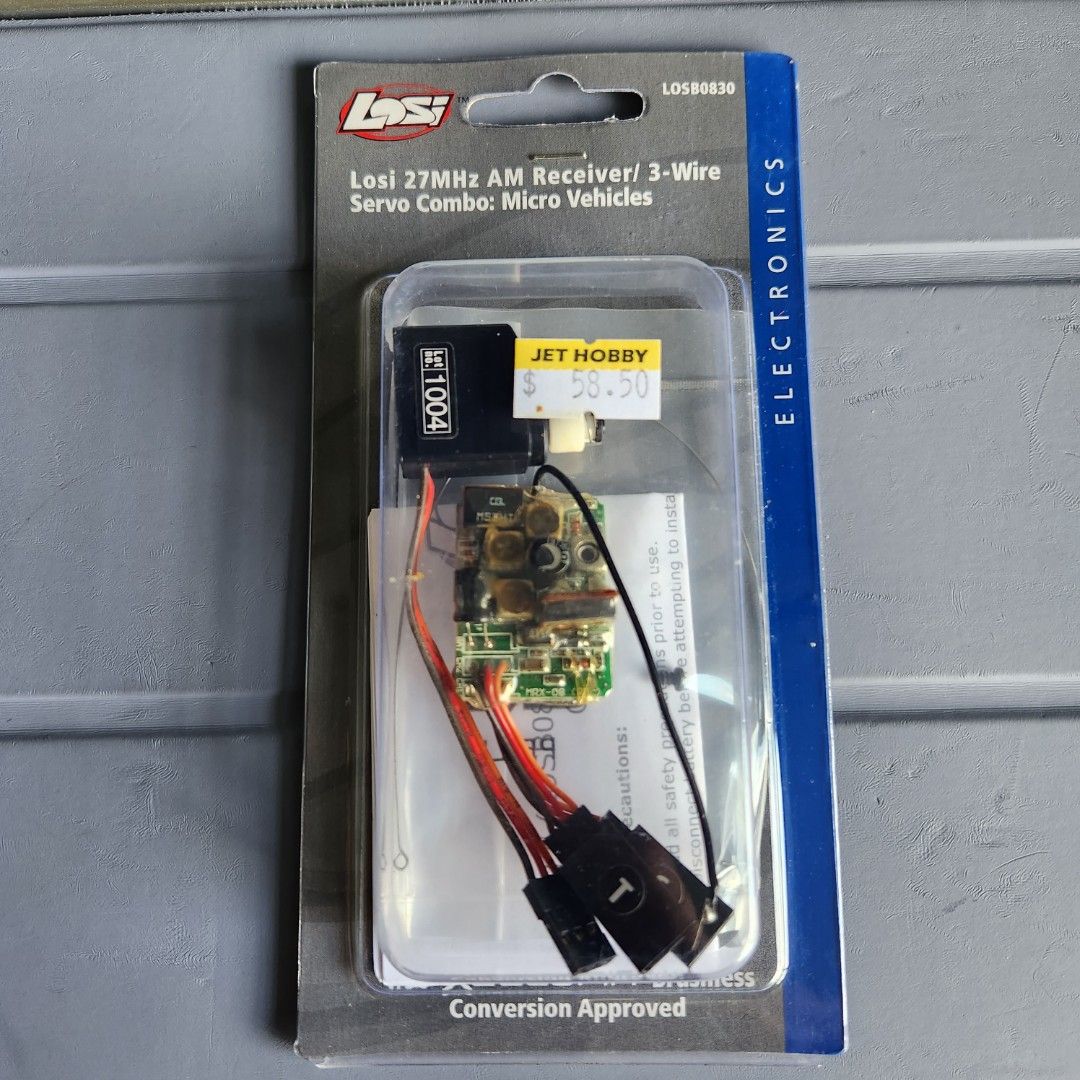 Losi 27MHz AM Receiver & Servo Combo (3 Wire), Sports Equipment, Other ...
