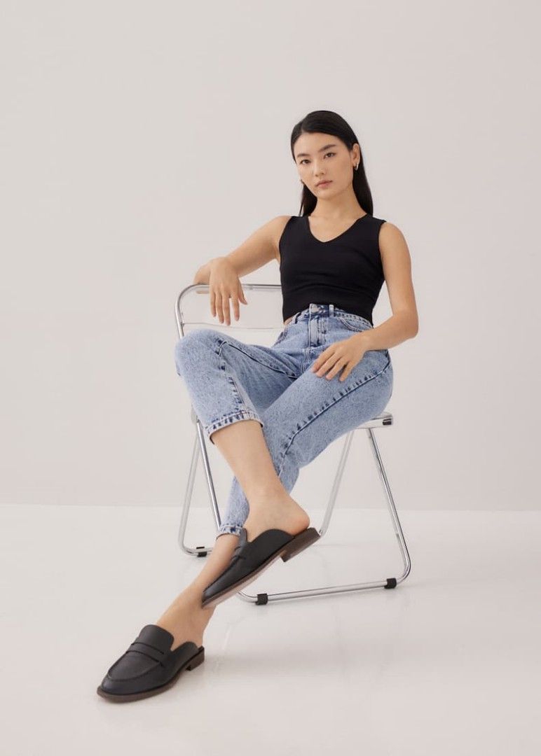 Love Bonito Brilynn Denim Mom Jeans (W24), Women's Fashion, Bottoms ...