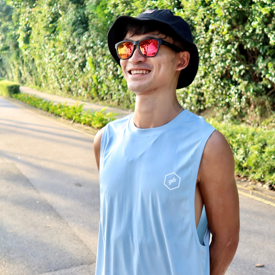 Lucian - Sky, Men's Fashion, Activewear on Carousell