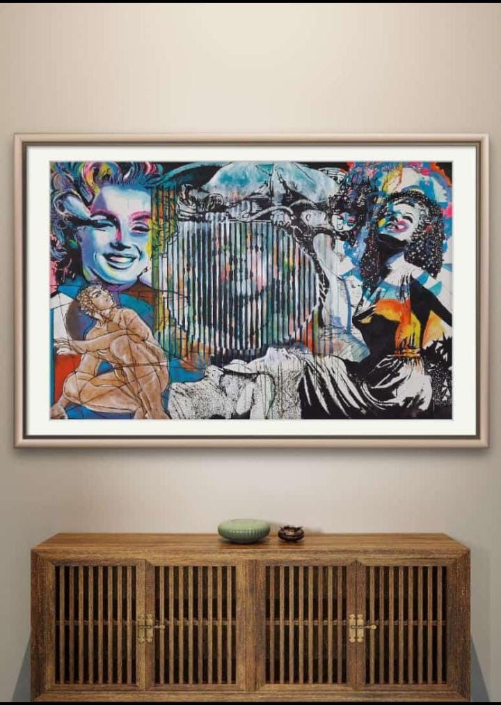 Lukisan kontemporer modern, Desain & Kerajinan Tangan, Karya Seni di ...