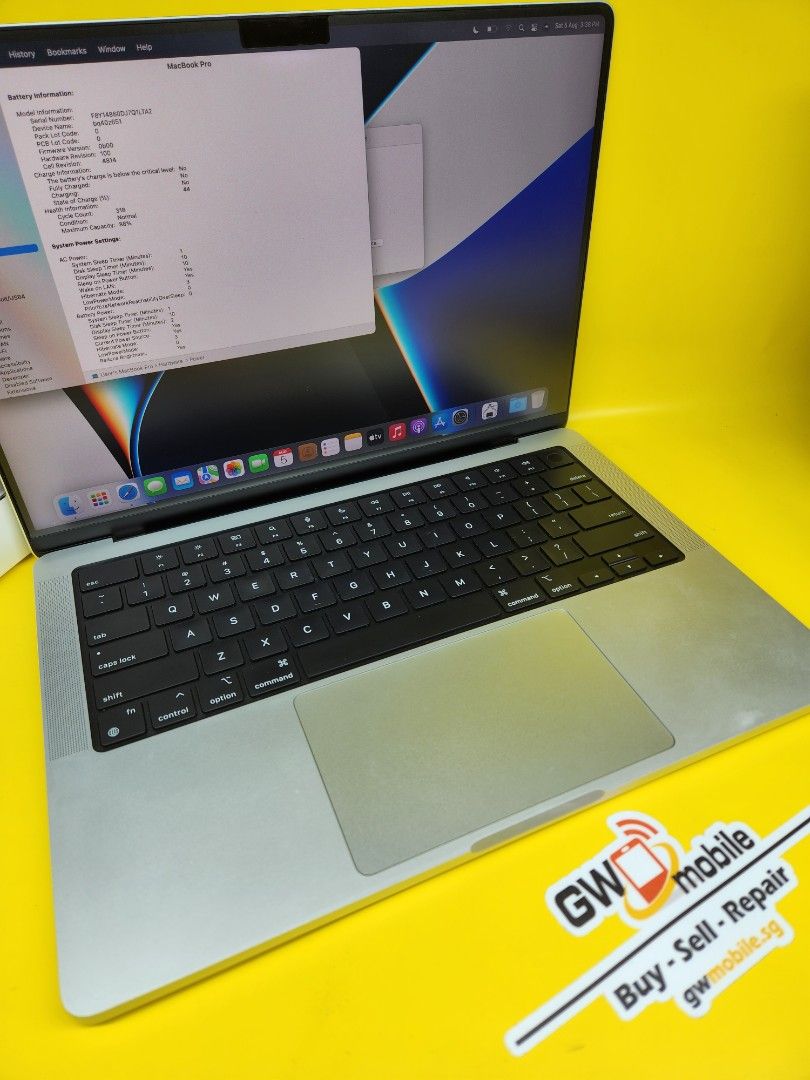 MacBook Pro 14 inch M1 Pro 1193, Computers & Tech, Laptops & Notebooks ...
