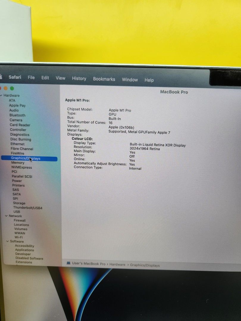 MacBook Pro 14 inch M1 Pro 1193, Computers & Tech, Laptops & Notebooks ...