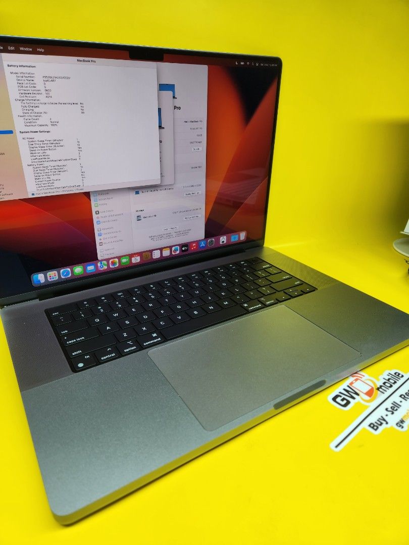 MacBook Pro 16 inch M1 Pro 1191, Computers & Tech, Laptops & Notebooks ...