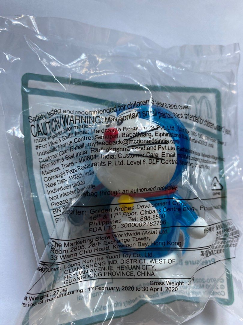 Macdonald Doraemon Air Cannon, Hobbies & Toys, Toys & Games on Carousell