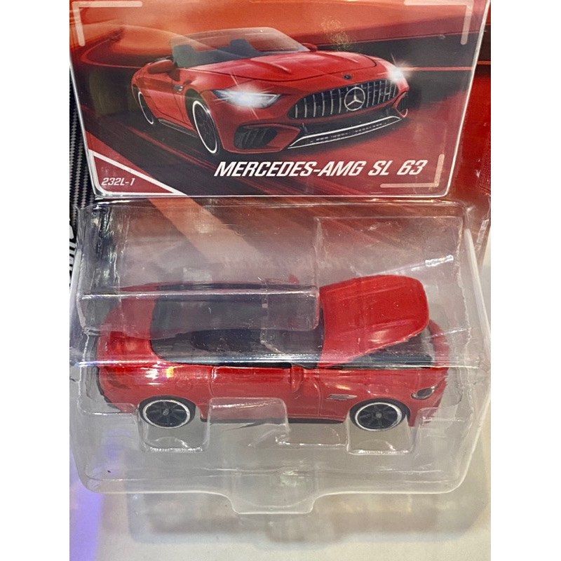 Majorette MERCEDES AMG SL63 Red Benz Racing Sports Luxury Premium 60 64 ...