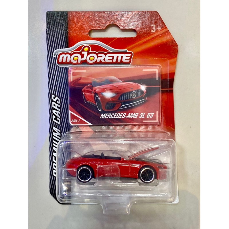 Majorette MERCEDES AMG SL63 Red Benz Racing Sports Luxury Premium 60 64 ...