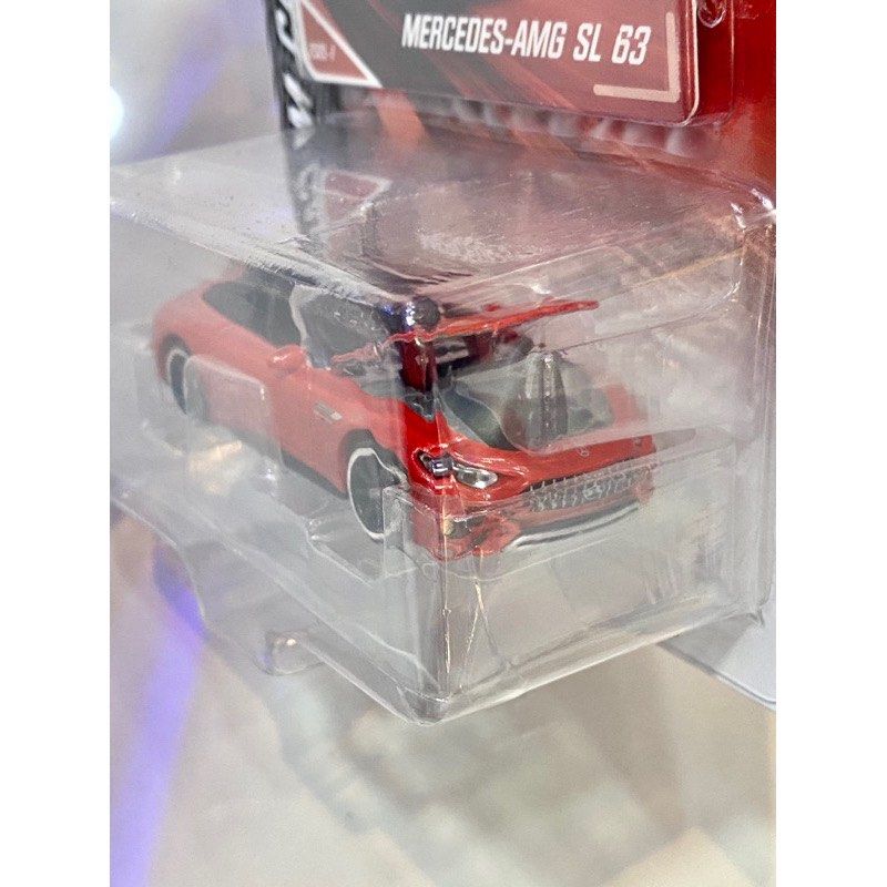 Majorette MERCEDES AMG SL63 Red Benz Racing Sports Luxury Premium 60 64 ...