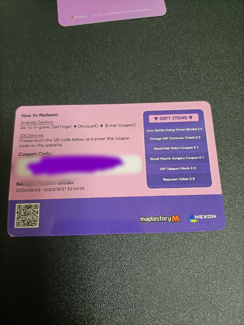 MapleStory M 18th Anniversary Gift Code, Video Gaming, Gaming ...