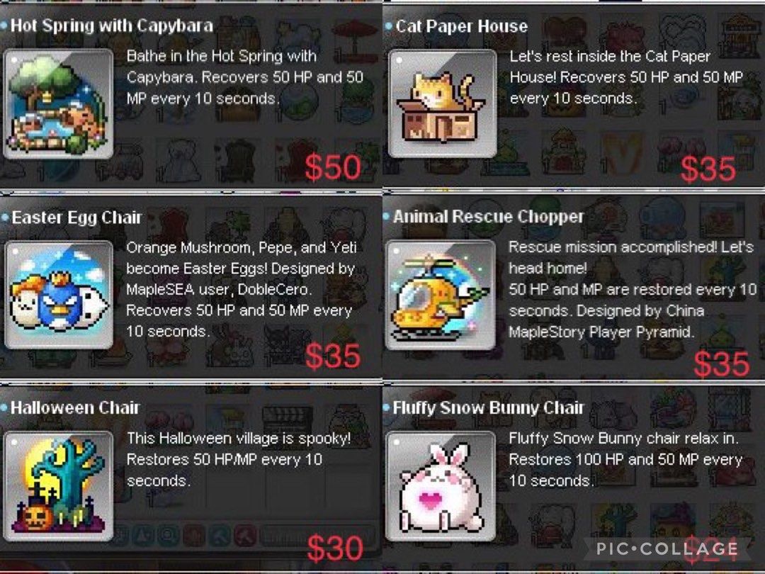 MapleStory SEA Chairs, Video Gaming, Gaming Accessories, In-Game ...