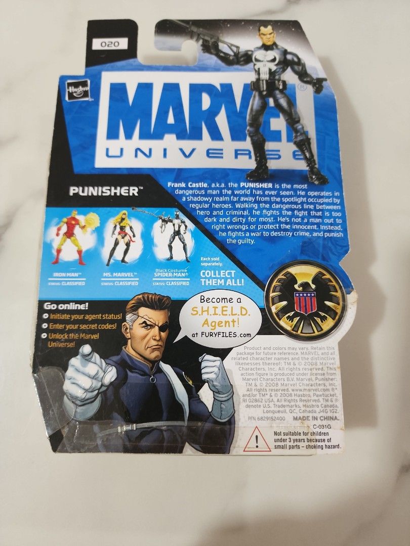 Marvel Universe The Punisher Hasbro 3.75", Hobbies & Toys, Toys & Games on Carousell