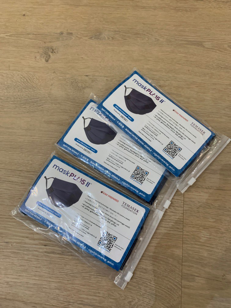 Mask plus temasek, Health & Nutrition, Face Masks & Face Shields on ...
