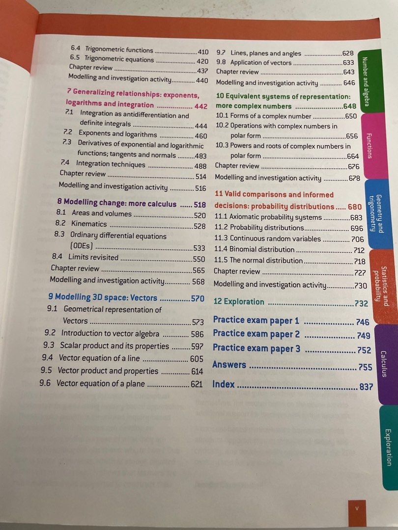 Mathematics: Analysis And Approach (MAA), Higher Level (HL), OXFORD IB ...