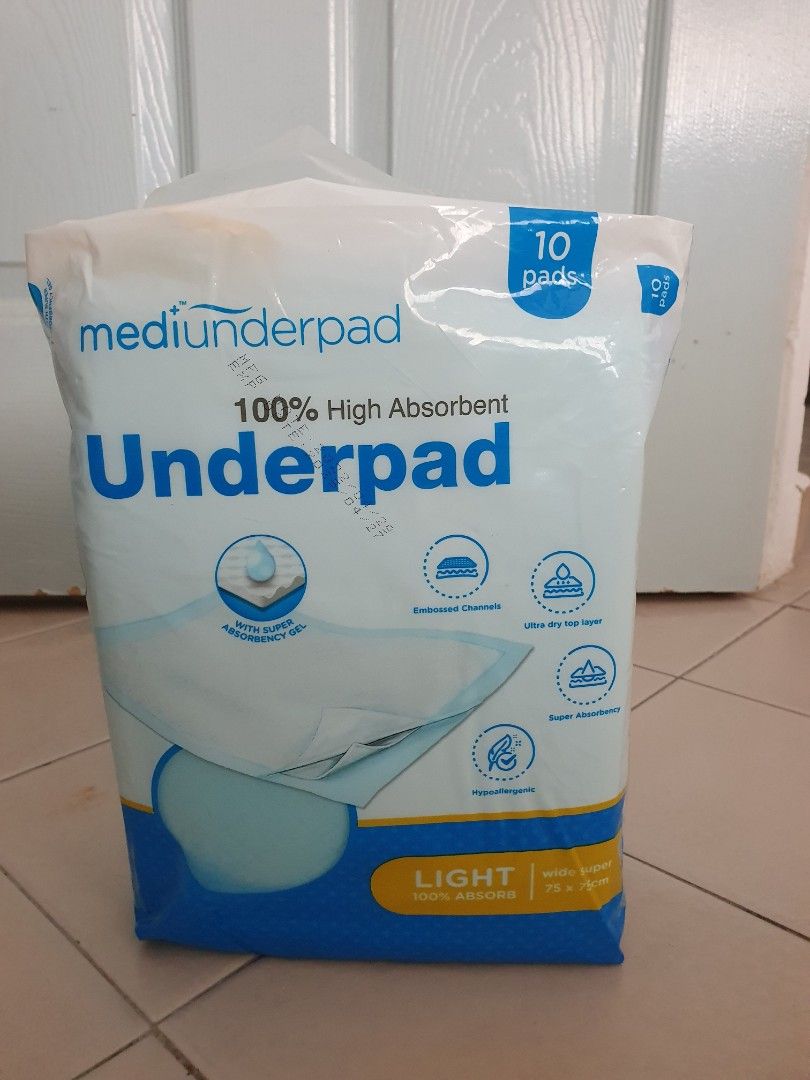 Medi+ Underpad (x5 pcs), Beauty & Personal Care, Sanitary Hygiene on ...