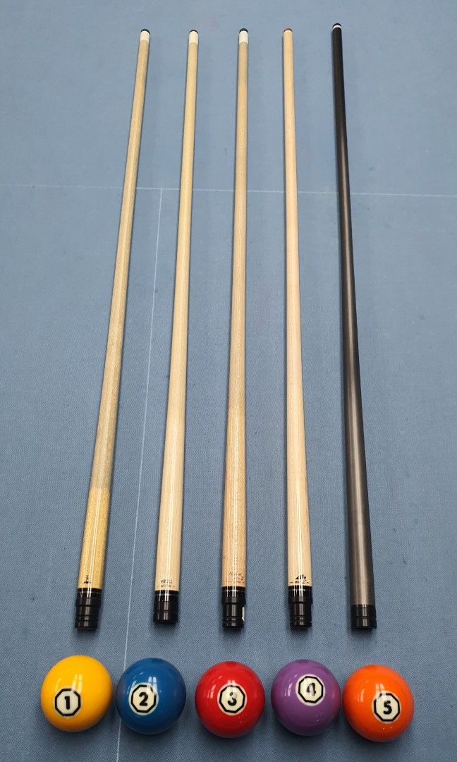 Mezz United Shafts, 314, and Custom Carbon Cue, Sports Equipment ...