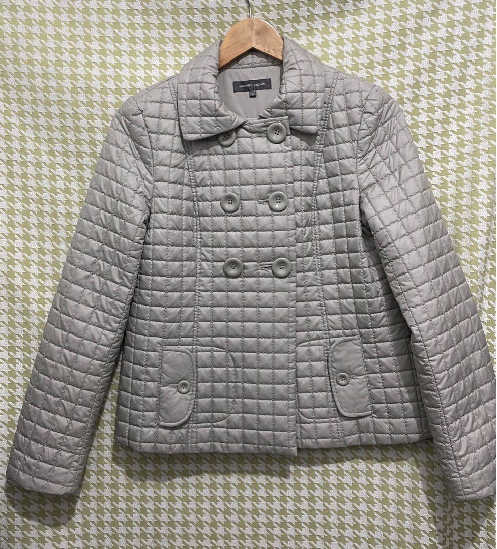 Michel Rene Quilted Coat on Carousell