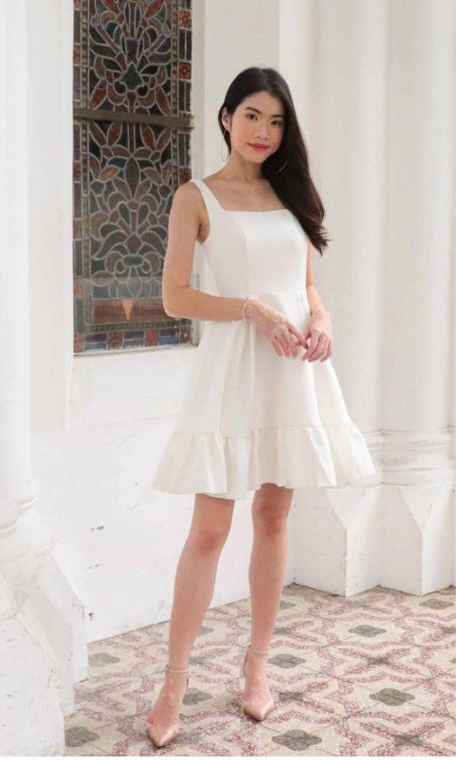 Mikayla white dress, Women's Fashion, Dresses & Sets, Dresses on Carousell