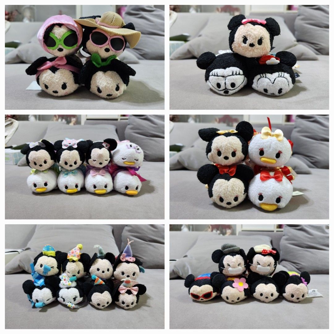 Minnie Mickey Daisy Disney Tsum Tsum Plush, Hobbies & Toys, Toys ...