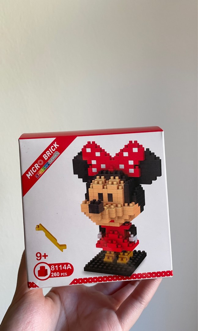 Minnie Mouse Micro Block, Hobbies & Toys, Toys & Games on Carousell