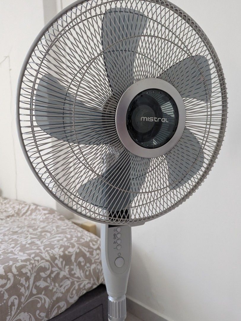 Mistral 16 inch Stand Fan with remote, Furniture & Home Living ...