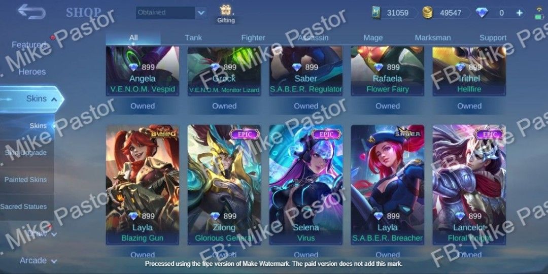ML Main Account NEGOTIABLE, Video Gaming, Gaming Accessories, Game Gift ...