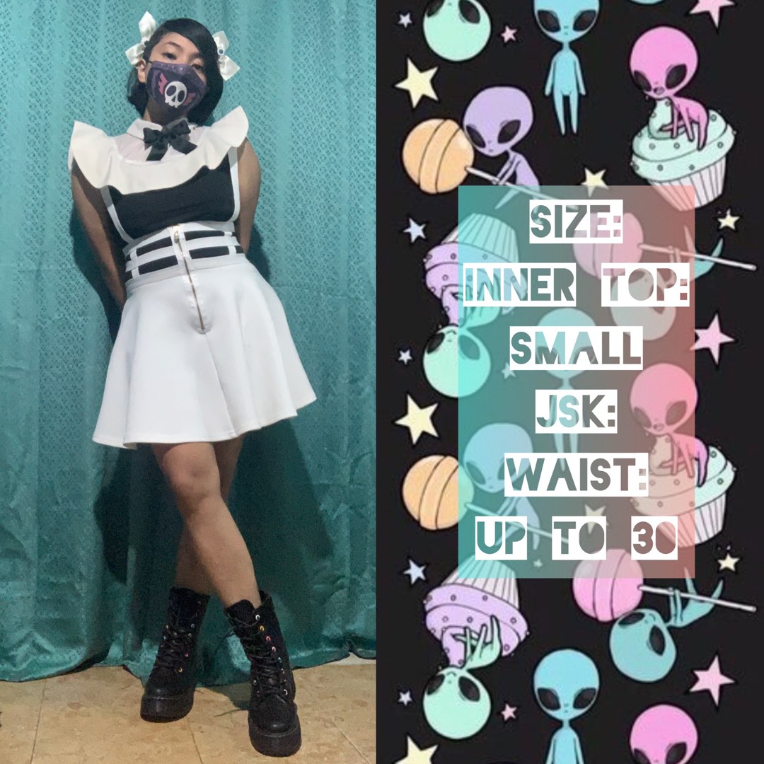 Monochrome Jirai Kei Set on Carousell