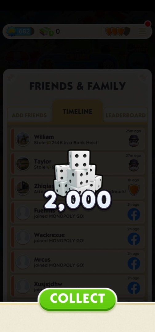Monopoly Go Dice, Hobbies & Toys, Toys & Games on Carousell