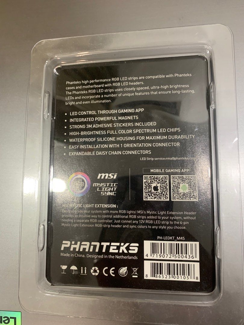 MSI PHANTEKS RGB LED STRIP, Computers & Tech, Parts & Accessories ...
