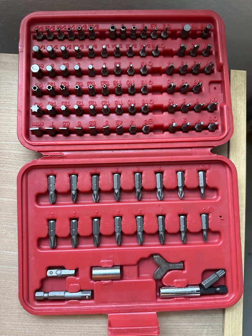 Multi Bit Box with 100 Bits, Furniture & Home Living, Home Improvement ...