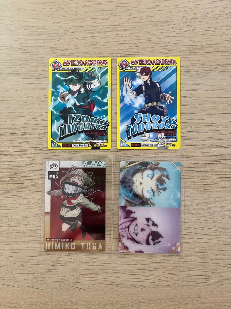 My Hero Academia Cards, Hobbies & Toys, Toys & Games on Carousell