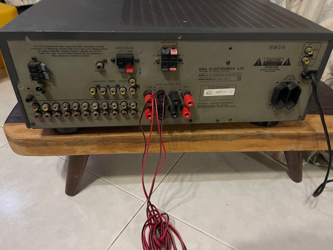 NAD surround sound receiver AV716, Audio, Soundbars, Speakers ...