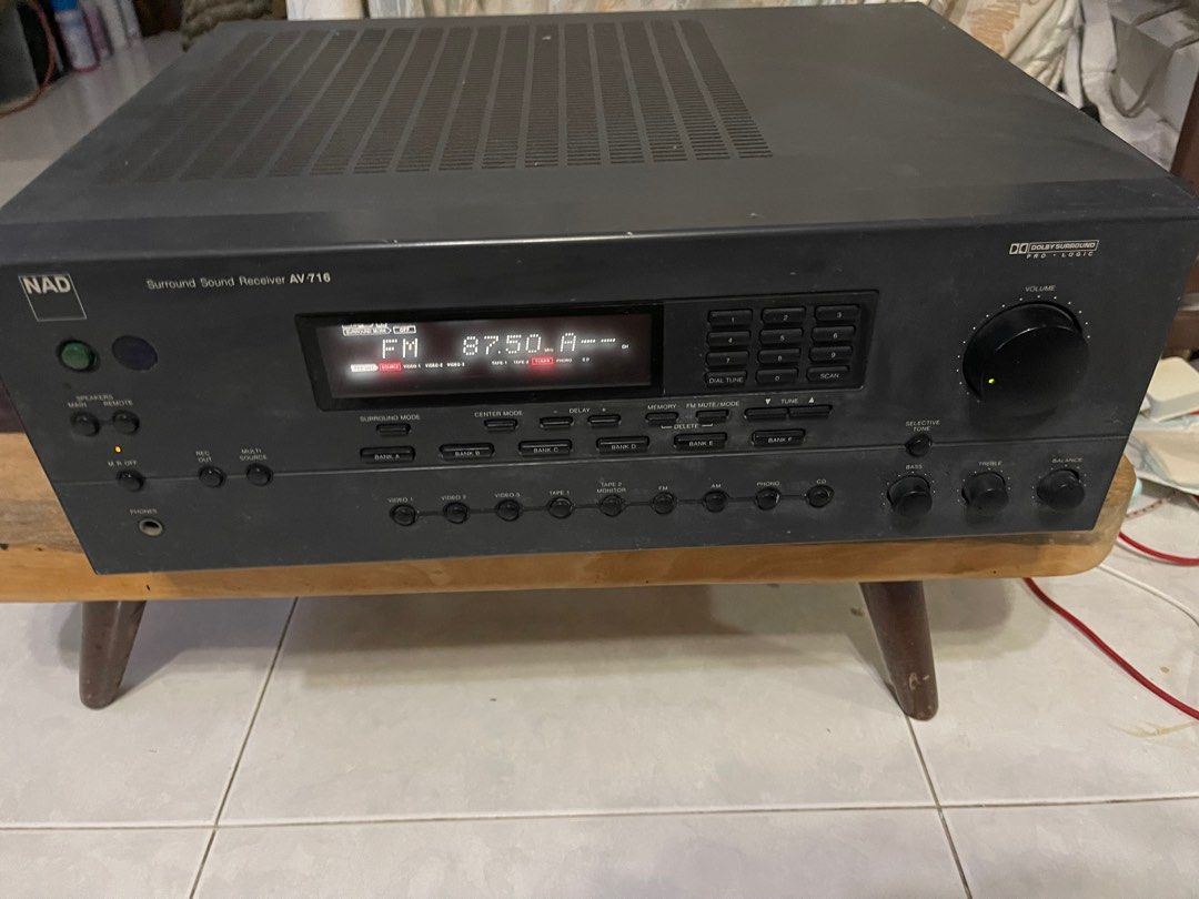 NAD surround sound receiver AV716, Audio, Soundbars, Speakers ...