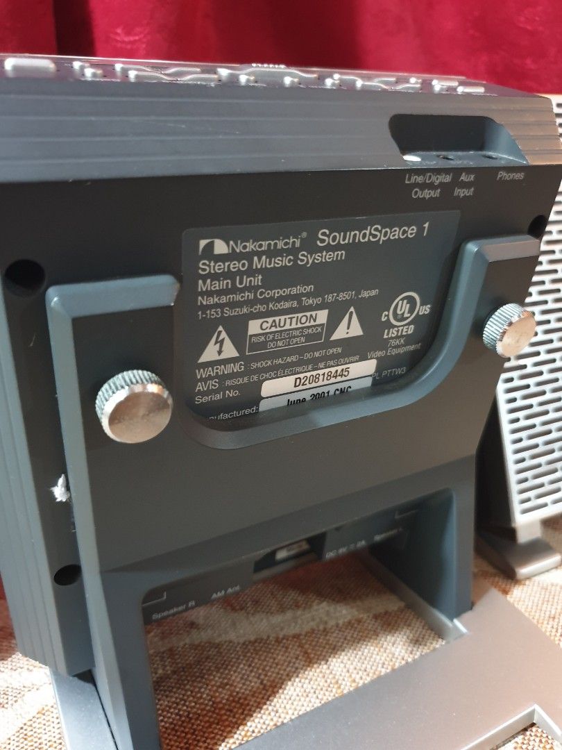 Nakamichi Soundspace 1 Stereo Music System on Carousell