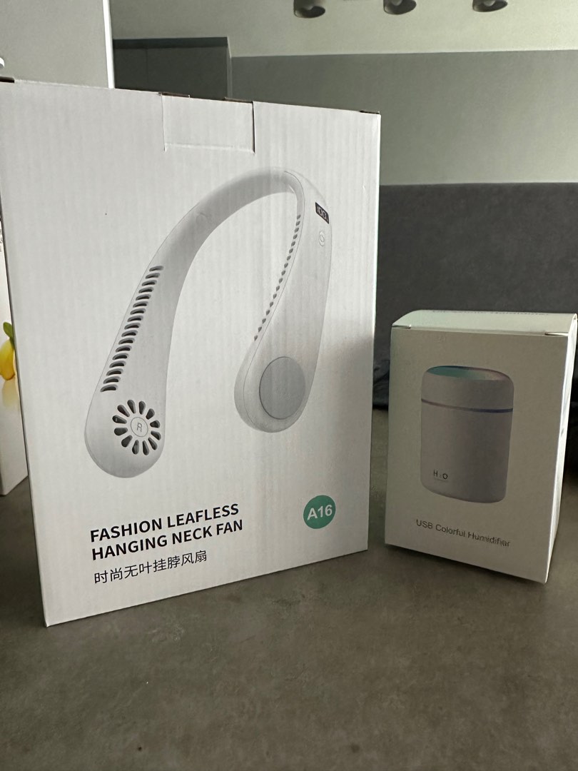 Neck Fan and diffuser, Furniture & Home Living, Home Fragrance on Carousell