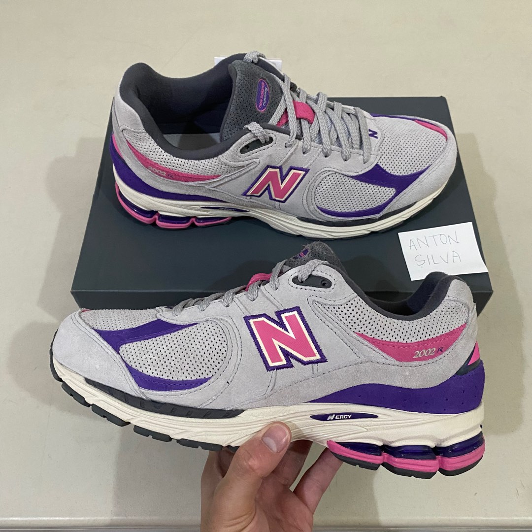 New Balance 2002R Rain Cloud Prism Purple on Carousell
