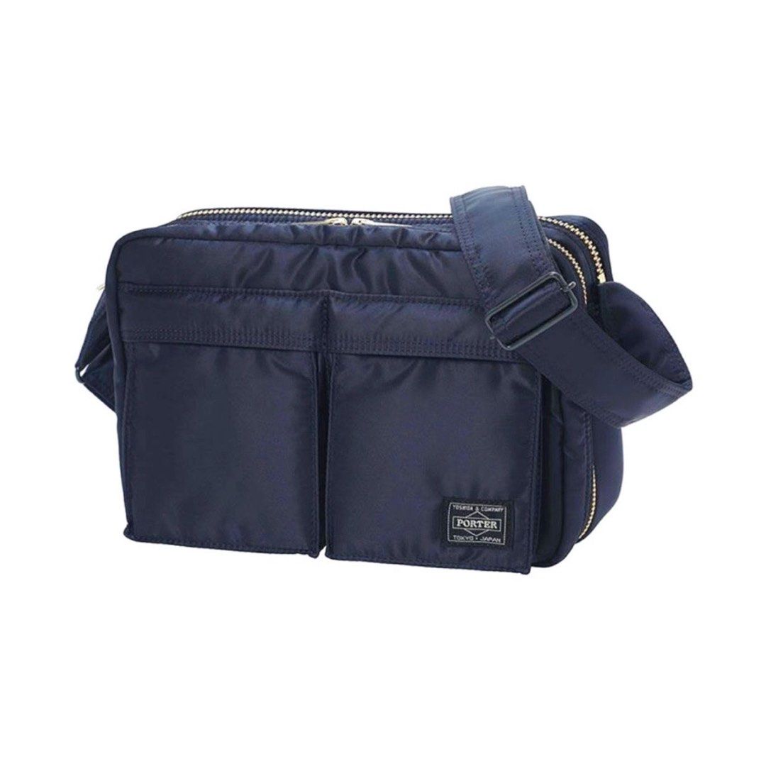 New Porter Small Tanker Shoulder Bag in Navy with care card & dustbag ...
