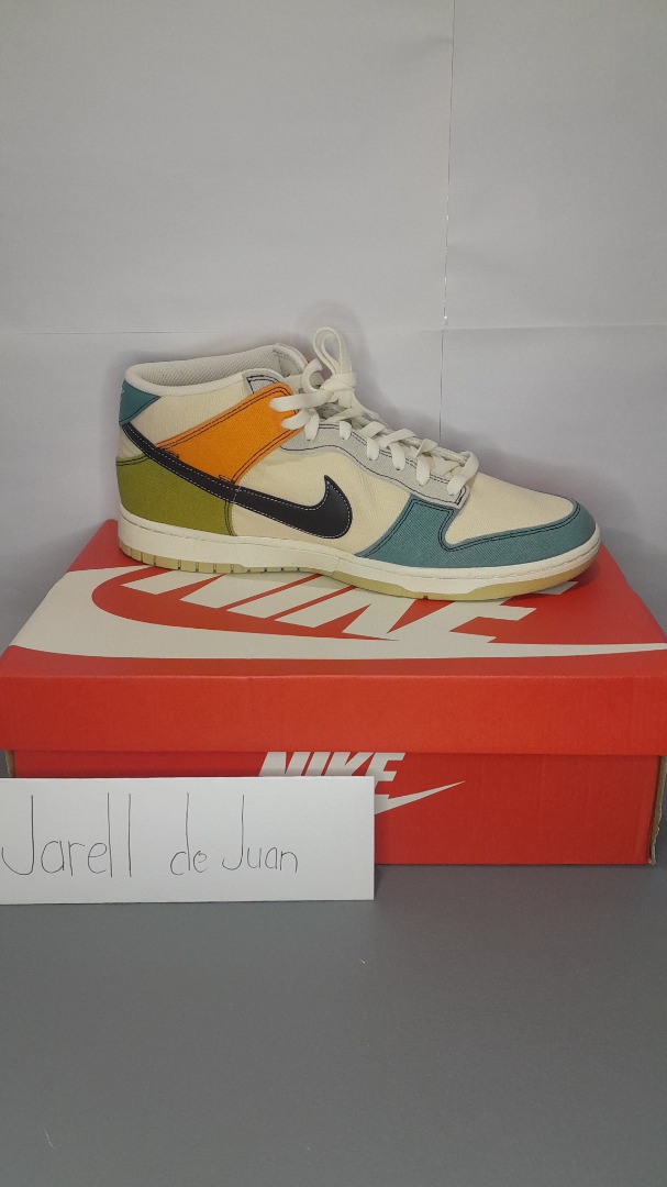 Nike Dunk Mid Pale Ivory Multi, Men's Fashion, Footwear, Sneakers on ...