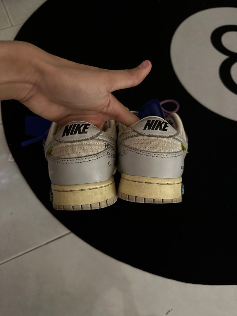 Nike X Off White Dunk Lot 48 of 50, Men's Fashion, Footwear, Sneakers ...