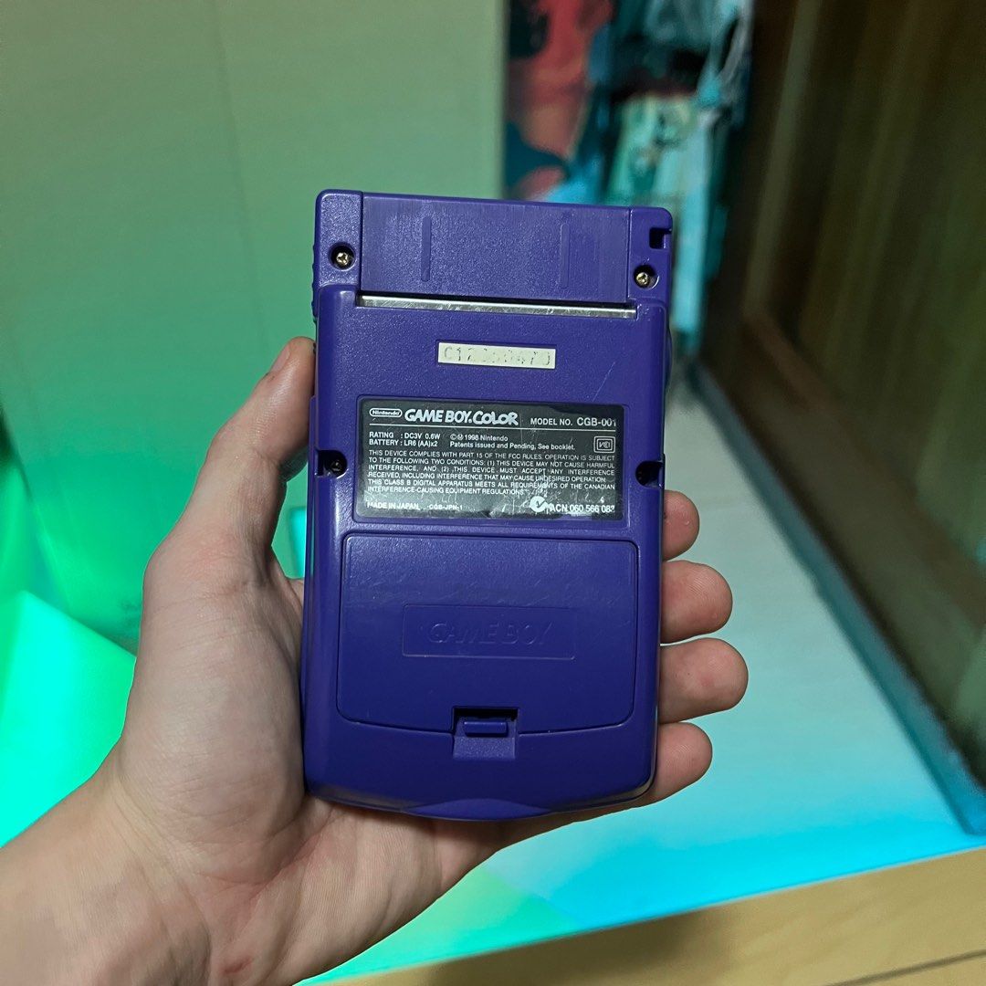 Original Nintendo Gameboy Colour(Purple), Video Gaming, Video Game ...