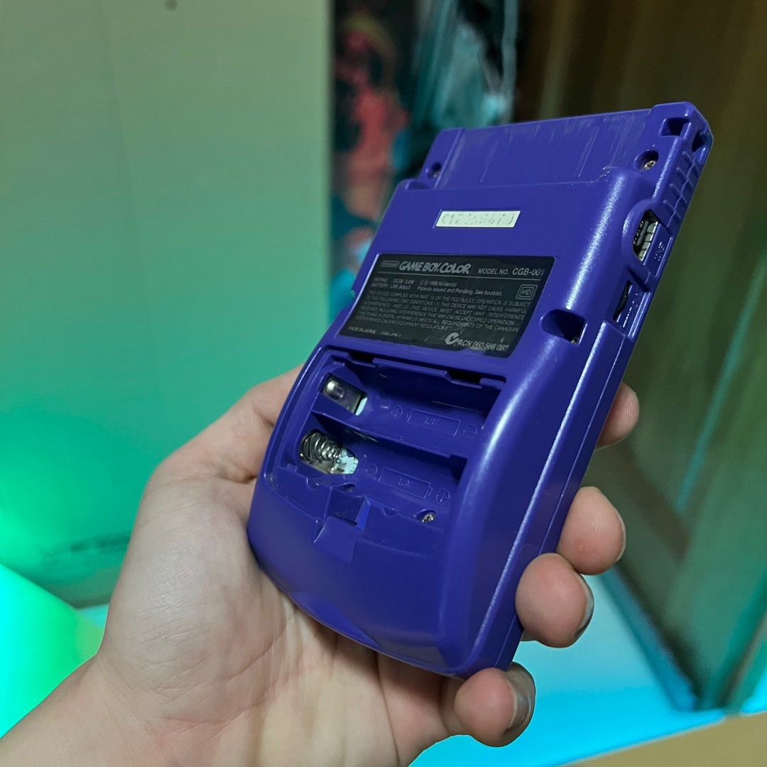 Original Nintendo Gameboy Colour(Purple), Video Gaming, Video Game ...