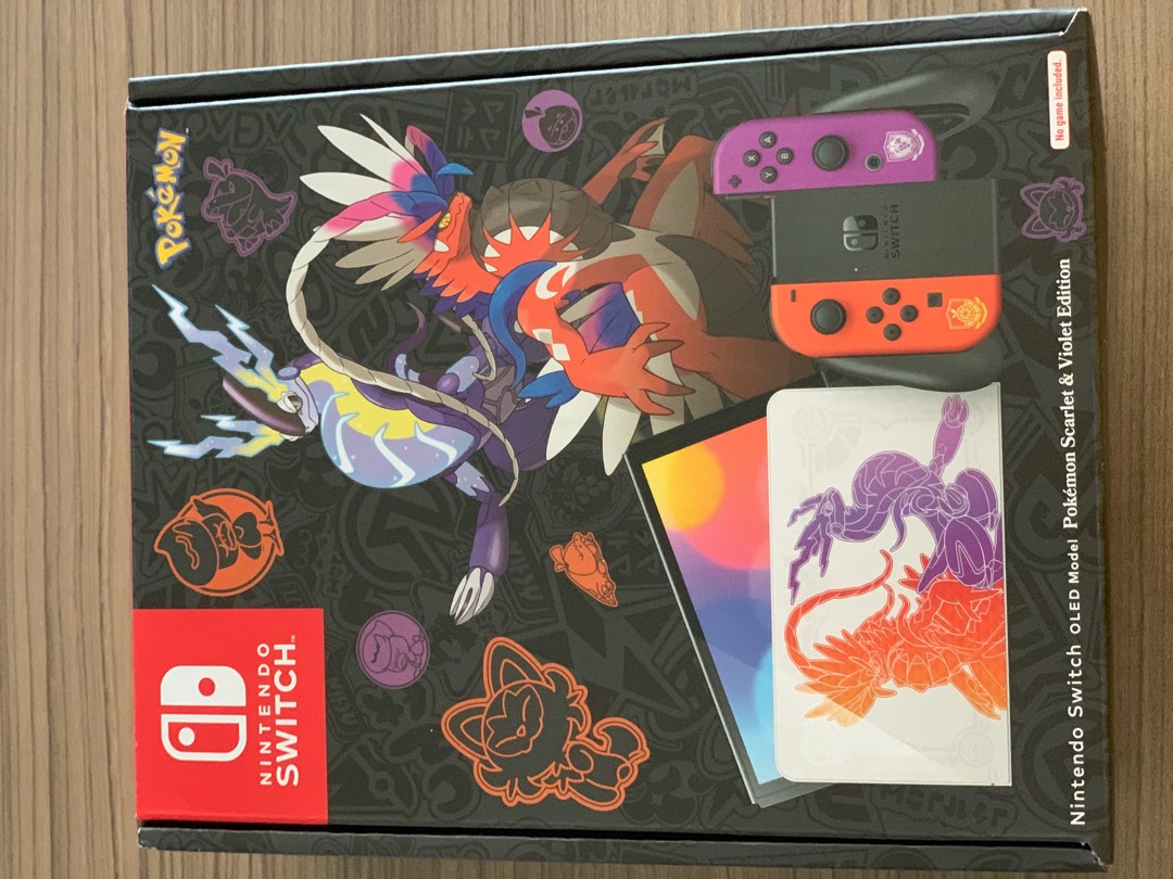 Nintendo Switch OLED Model Pokémon Scarlet & Violet Edition, Video ...