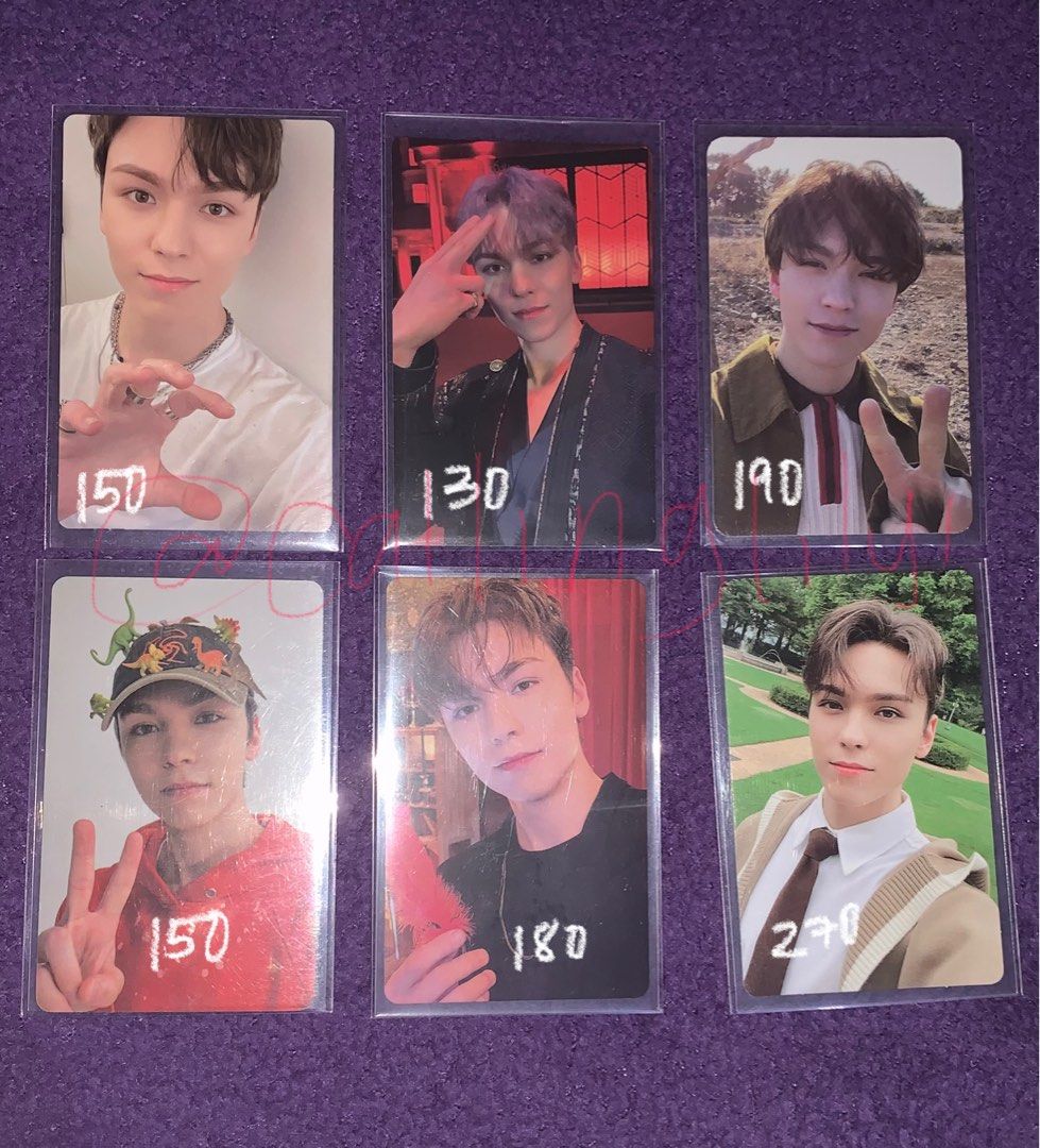 [OFFICIAL] VERNON PHOTOCARDS t. vernon horanghae fts carver sg2023 the ...