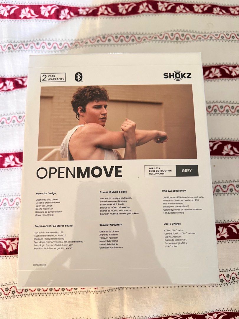 Open Move Shokz Wireless Bone Conduction Headphones, Audio, Headphones ...