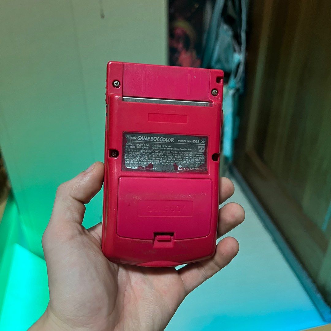 Original Nintendo Gameboy Colour(Cherry), Video Gaming, Video Game ...