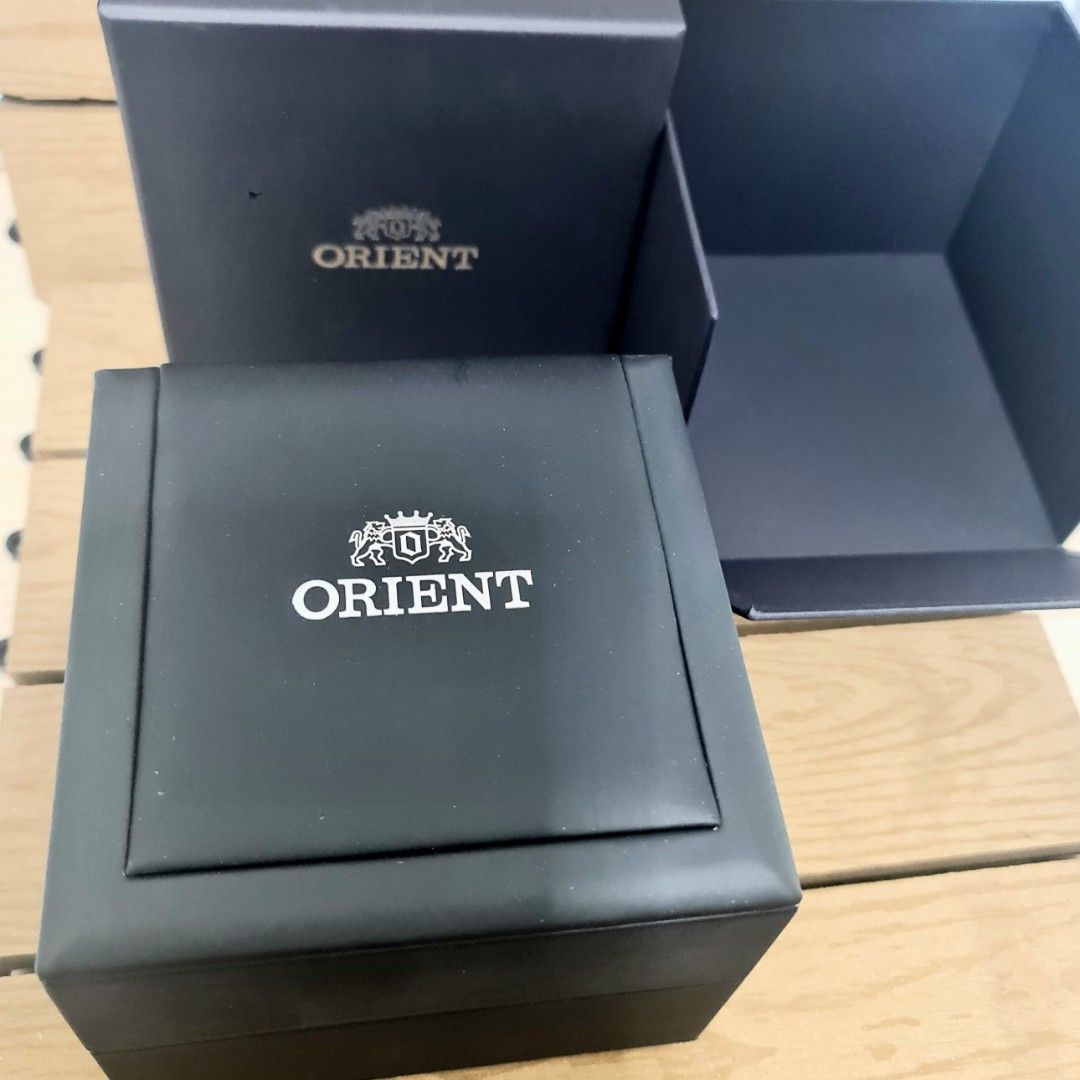 Original orient classic heavy Watch Box new, Men's Fashion, Watches ...