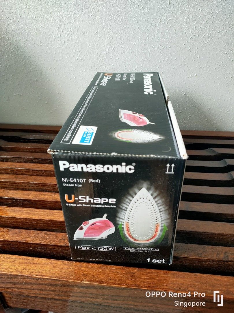 Panasonic Steam Iron (Red), TV & Home Appliances, Irons & Steamers on ...