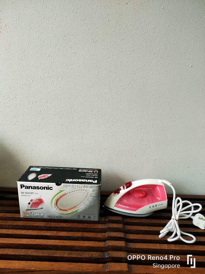 Panasonic Steam Iron (Red), TV & Home Appliances, Irons & Steamers on ...